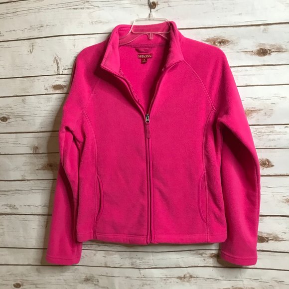 Merona | Jackets & Coats | Merona Pink Fleece Jacket | Poshmark